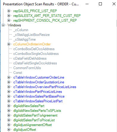 Presentation Object Scanner